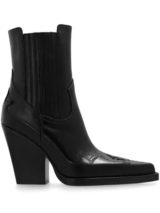 PARIS TEXAS bottines Dallas 110 mm - Noir