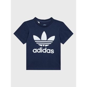 adidas T-Shirt Trefoil Tee HK7503 Dunkelblau Regular Fit