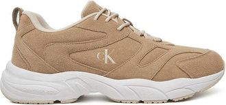 Calvin Klein Jeans Sneakers Retro Tennis Low Mg Mix Media YM0YM01171 Beige