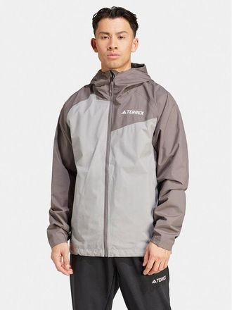 adidas Outdoor-Jacke Terrex Multi 2L RAIN.RDY IP1430 Grau Regular Fit