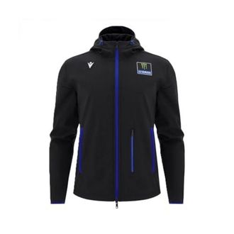 Macron Veste Softshell Travel Replica Homme Monster Energy MotoGP (FR/ES, Alpha/lettres, S, Taille normale, Taille normale, Noir/Bleu)