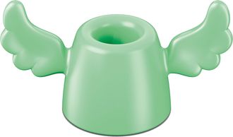 Koziol 5834634 Hermes Zahnb&uuml;rstenhalter, Thermoplastischer Kunststoff, Mint, 3.9 x 8.1 x 4.3 cm