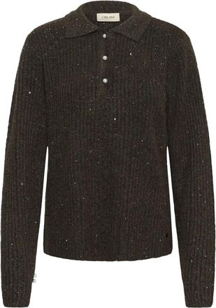 Cream Femme, Pulls, Gris, Taille: 44 FR Pulls &agrave; col rond