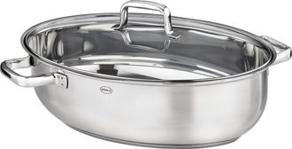 R&ouml;sle Br&auml;ter - Edelstahl 18/10 - mit Deckel - 40 x 33 cm