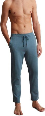 Marc O'Polo Relaxhose Heavy Jersey Jogginghose mit Stickung