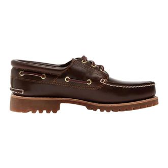 Timberland Chaussures bateau cousues main Authentic 3-Eye Lug - Homme - Chaussures - Brun - Taille: 41 EU