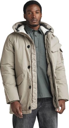 G-Star RAW Herren Vodan Padded Hooded Parka, Grau (elephant skin D22713-D419-G106), XS