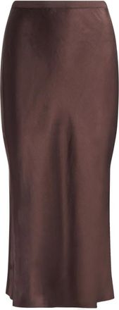 Anine Bing Femme, Jupes, Brun, Taille: 40 FR Bar Silk Skirt