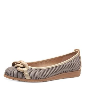 Marco Tozzi Femme Damen Ballerinas 2-22121-44 Ballerines, Gold Comb, 37 EU