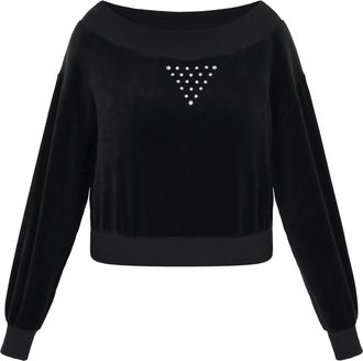 Faina Sweatshirt Frauen Schwarz