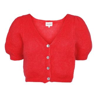 Americandreams Americandreams, Femme, Pulls, Rouge, Taille: 44 FR Harper Cardigan