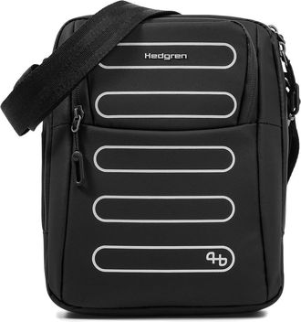 Hedgren Unisex Relax M P Vertikale Crossover-Mitteltasche + RFID, schwarz