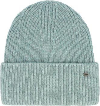 Eisglut Strickm&uuml;tze Mit Umschlag Smoothl Designed In Germany, Bluestone, Einheitsgr&ouml;&szlig;e EU