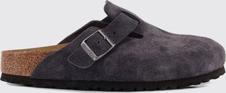 Birkenstock Boston Wildledermules von mit verstellbarem Riemen