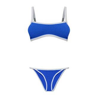 Hunza G Damen, Bademode, Blau, ONE SIZEGr&ouml;&szlig;e