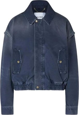 Halfboy Halfboy, Femme, Vestes, Bleu, Taille: 40 FR Jet Set Bomber