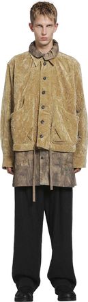 Ziggy Chen Layered Velvet Jacket