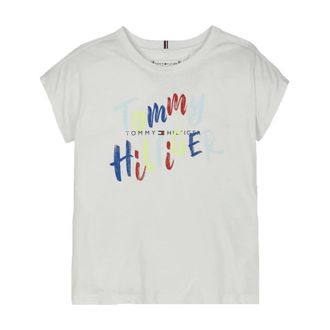 Tommy Hilfiger Damen, Oberteile, Wei&szlig;, 128 CMGr&ouml;&szlig;e