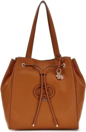 Guess Femme, Sacs, Beige, Taille: ONE Size Silvye Bucket