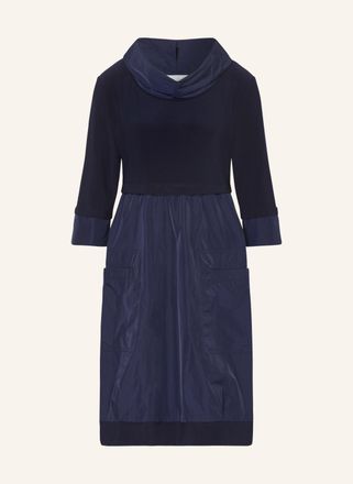 Joseph Ribkoff Kleid Mit 3/4-Arm Im Materialmix blau