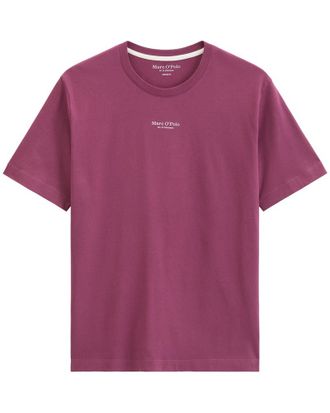 Marc O'Polo T-Shirt aus Bio-Baumwolle mit Label-Print, Regular Fit in