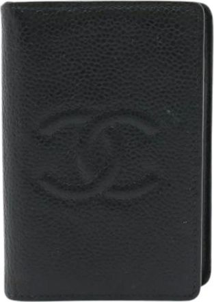 Chanel Porte-cartes de visite Pre-owned - Femme - Pre-owned - Noir - Taille: ONE Size