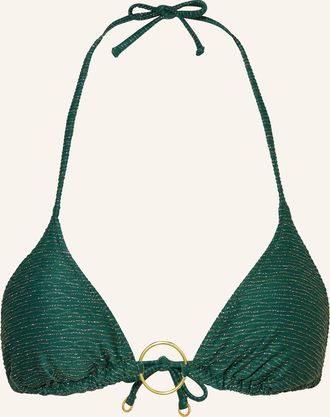Banana Moon Banana Moon Couture Triangel-Bikini-Top Jotrao Calicari Mit Glitzergarn gruen