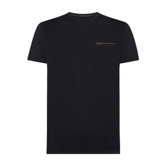 Roberto Ricci Design Rrd, Homme, Tops, Noir, Taille: 3XL Pocket Oxford Shirt