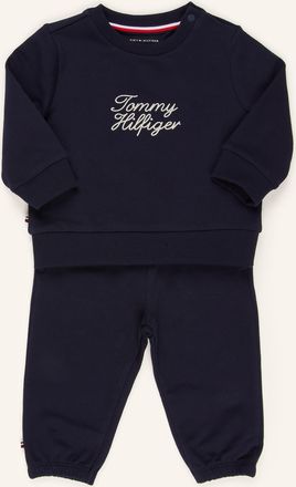 Tommy Hilfiger Set: Sweatshirt Und Sweatpants blau