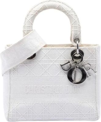 Dior Pre-owned Lady D-Lite - Femme - Pre-owned - Blanc - Taille: ONE Size