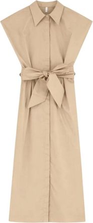 Imperial Femme, Robes, Beige, Taille: 38 FR Chemisier Dress