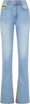 Philipp Plein Femme, Jeans, Bleu, Taille: W27 Jeans Flare Fit NEW Baroque