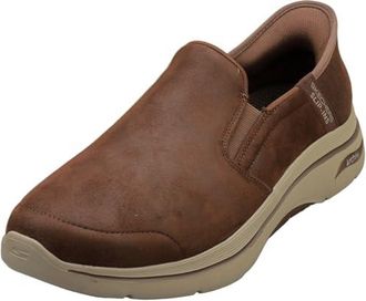 Skechers Go Walk Arch Fit 2.0 Quest Textile Baskets pour homme Marron, marron, 46 EU