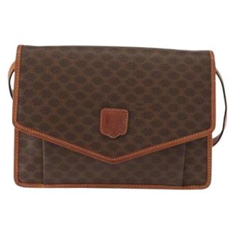 Celine Sac bandouli&egrave;re vintage en toile Pre-owned - Femme - Pre-owned - Brun - Taille: ONE Size