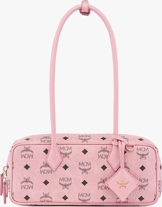 MCM Aren querformatige Schultertasche in Visetos