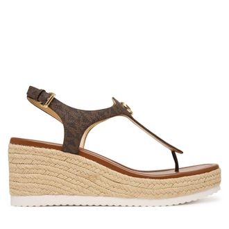 Michael Kors Espadrilles MICHAEL Michael Kors Val Thong Wedge 40S6VAMS1B Braun