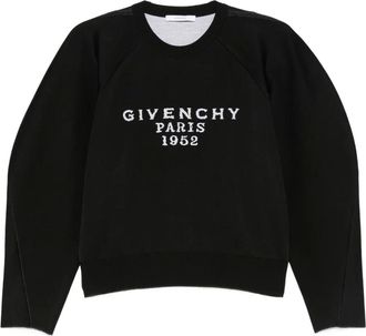 Givenchy pull à détail de logo - Noir