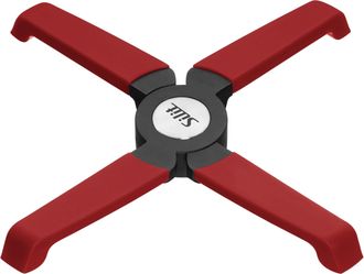 Silit Topfuntersetzer klappbar, 18,2 x 3,6 cm, Kunststoff, magnetisch, platzsparend, Untersetzer für Töpfe und Pfannen, heiße Auflaufformen