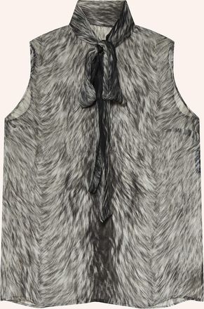 Dolce & Gabbana Schluppenbluse Aus Seide grau