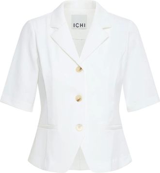 Ichi Ichi, Femme, Vestes, Blanc, Taille: 46 FR Ihlino Bl