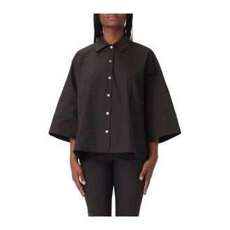 Liviana Conti Damen, Blusen & Hemden, Schwarzk, LGr&ouml;&szlig;e