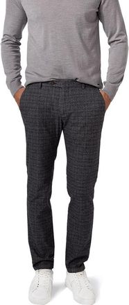 Bugatti Herren Hose grau Baumwolle