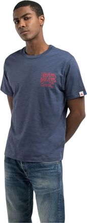 Replay Herren M3023 T-Shirt, 282 MEDIUM Blue, Small