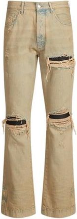 Amiri Jean d&eacute;chir&eacute; en coton