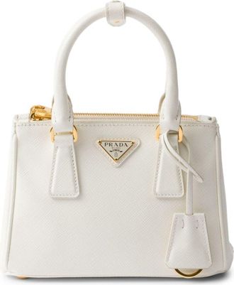 Prada Mini Galleria Tasche - Weiß