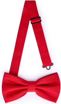 Ladeheid Elegante Herren Fliege - Hochwertig, Matt, Verstellbar, Perfekt f&uuml;r Hochzeit, Party, B&uuml;ro. Ideal f&uuml;r M&auml;nner, Frauen, Teenager BMM (12cm x 6cm, Rot)