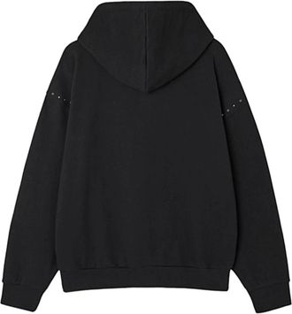 Msgm Msgm, Femme, Sweatshirts et sweats &agrave; capuche, Noir, Taille: 40 FR Felpa