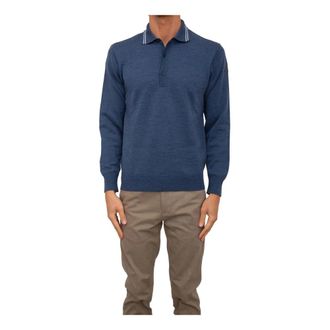 Paul & Shark Blauer Woll-Polo - - Tops - Herren - Blau - M