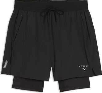 Puma x HYROX DRYELITE 2-in-1 Shorts Herren, Accessoires, Schwarz, 3XL
