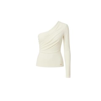 Elisabetta Franchi One-Shoulder-Top - - Tops - Damen - Beige - XL
